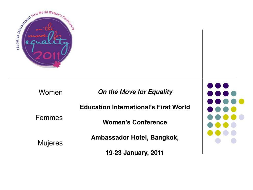 PPT - Women Femmes Mujeres PowerPoint Presentation, free download - ID ...