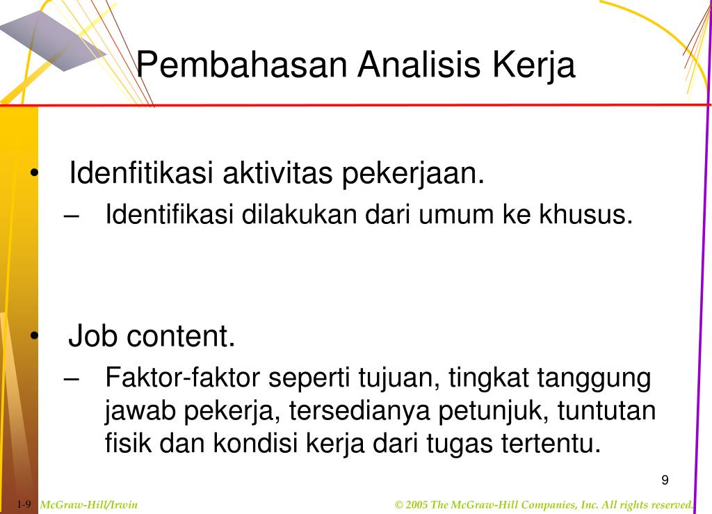 PPT - ANALISIS DAN DESAIN PEKERJAAN PowerPoint Presentation, free ...