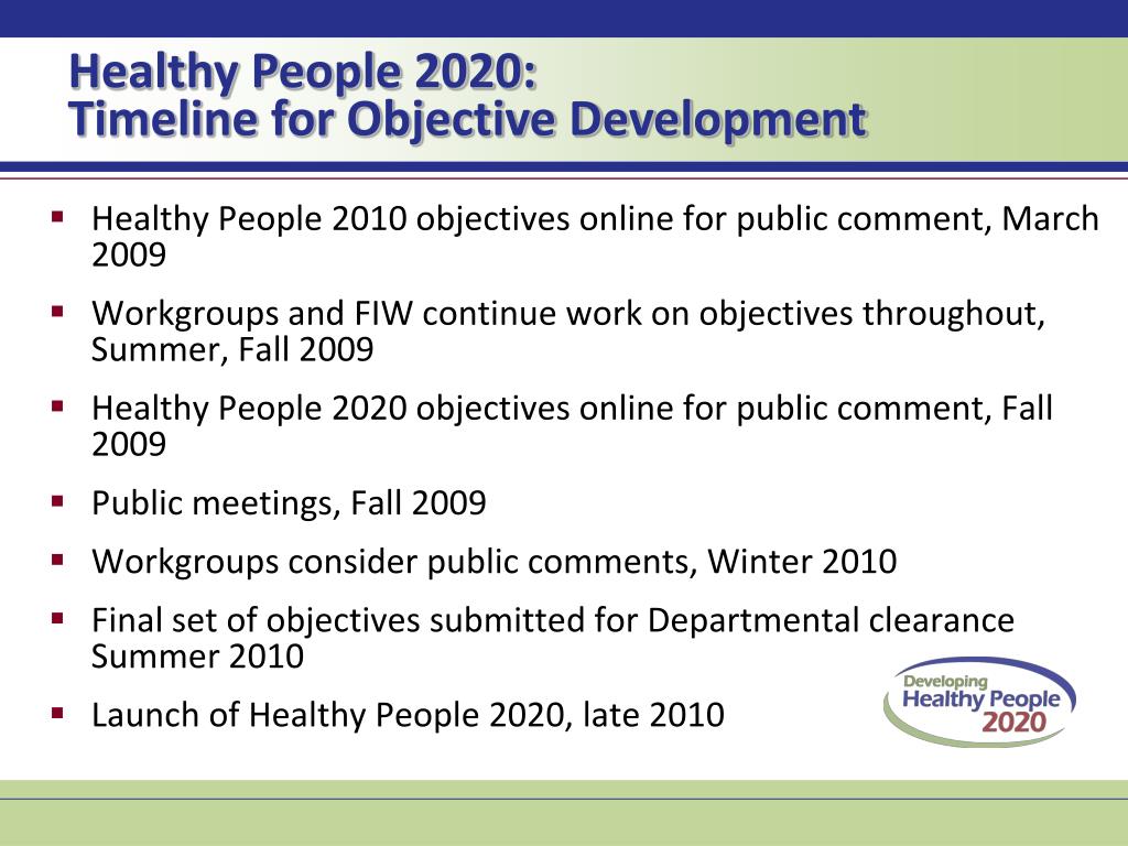 PPT - Healthy People 2020: Charting the Course to a Healthier Nation ...