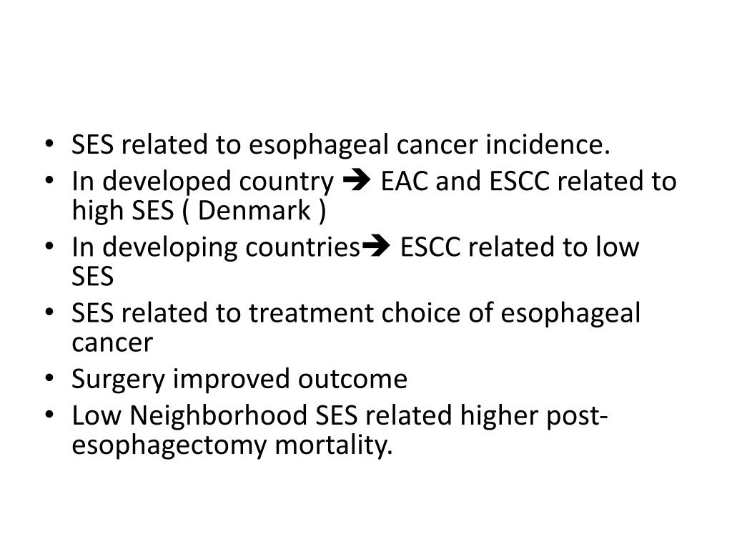 PPT - Combined effect of individual and neighborhood SES in esophageal ...