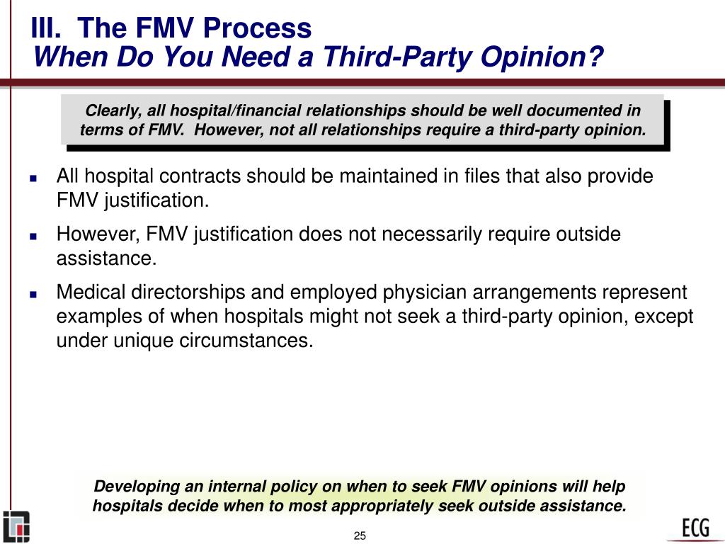 PPT - Assessing FMV in Hospital/Physician Arrangements: What Healthcare ...