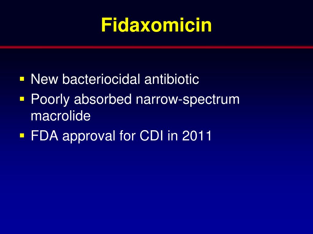 PPT - C. difficile prevention & treatment Probiotics, antibiotics ...