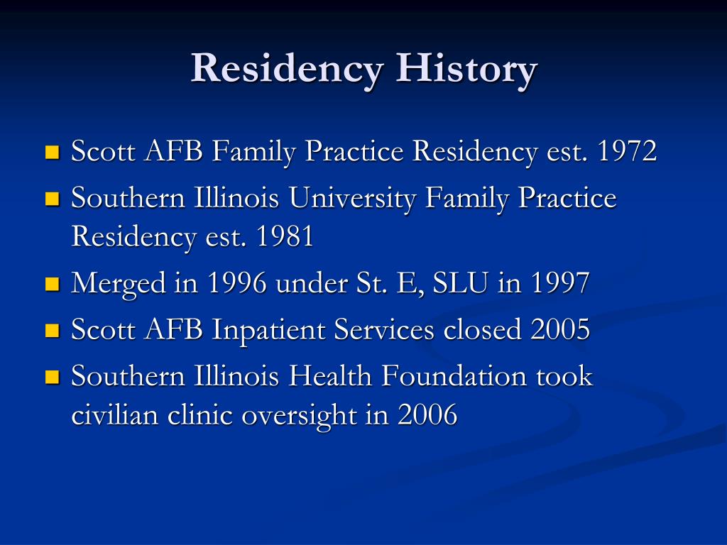 PPT - Saint Louis University Family Medicine Residency Program ...