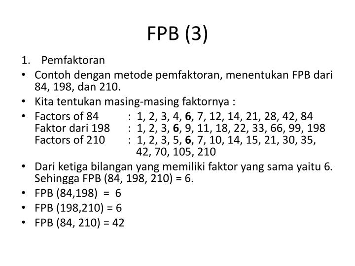 PPT - FPB dan KPK PowerPoint Presentation - ID:3300496