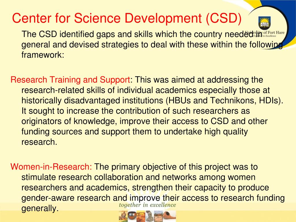 PPT - Funding for Research: The South African Experience PowerPoint ...