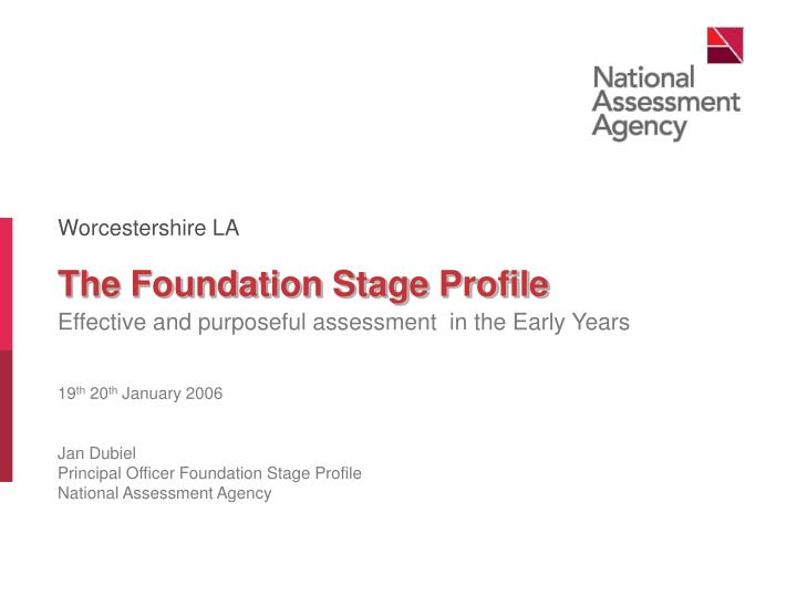 PPT - The Foundation Stage Profile PowerPoint Presentation, free ...
