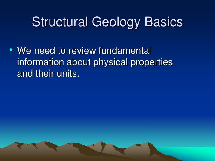 PPT - Structural Geology Basics PowerPoint Presentation, free download ...