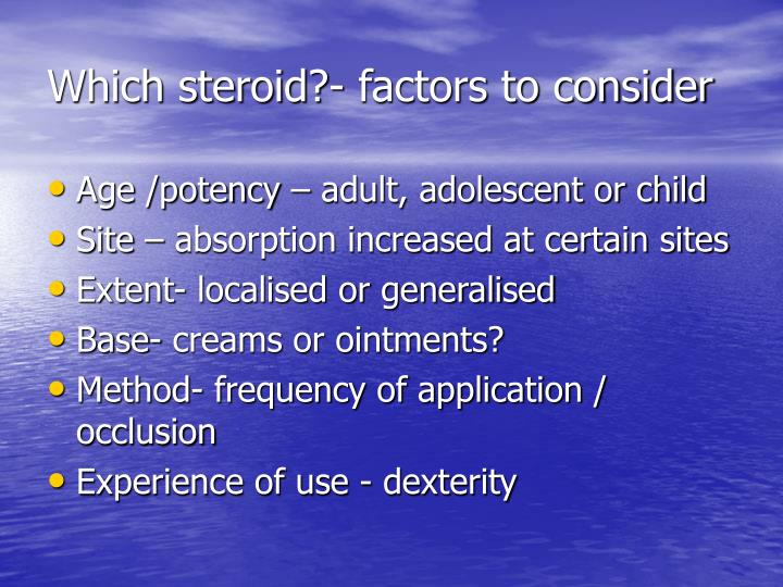 PPT - Topical Steroid Therapy PowerPoint Presentation - ID:3301696