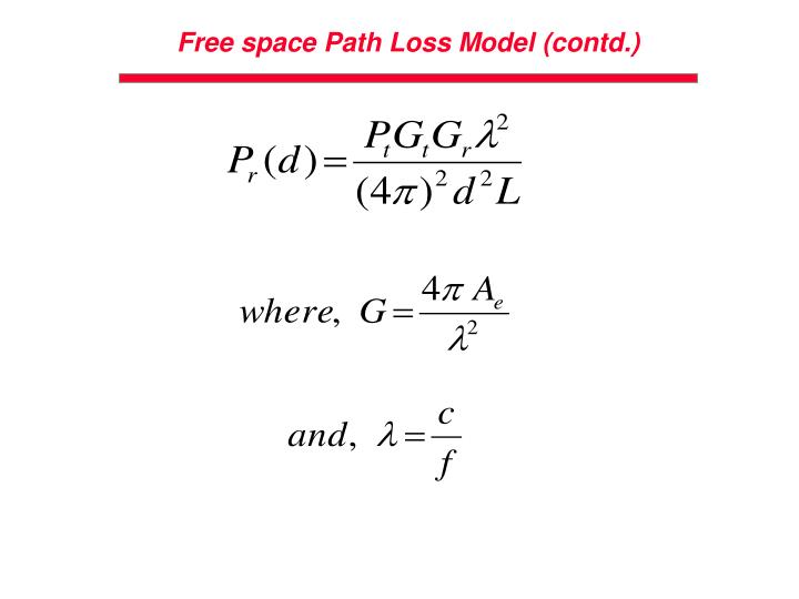 PPT - Lecture 3 Wireless Channel Propagation Model PowerPoint ...