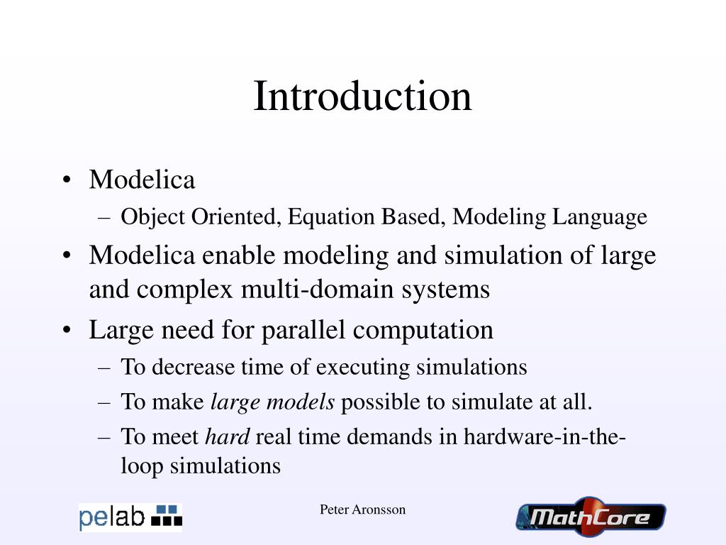 Ppt Automatic Parallelization Of Simulation Code From Equation Based