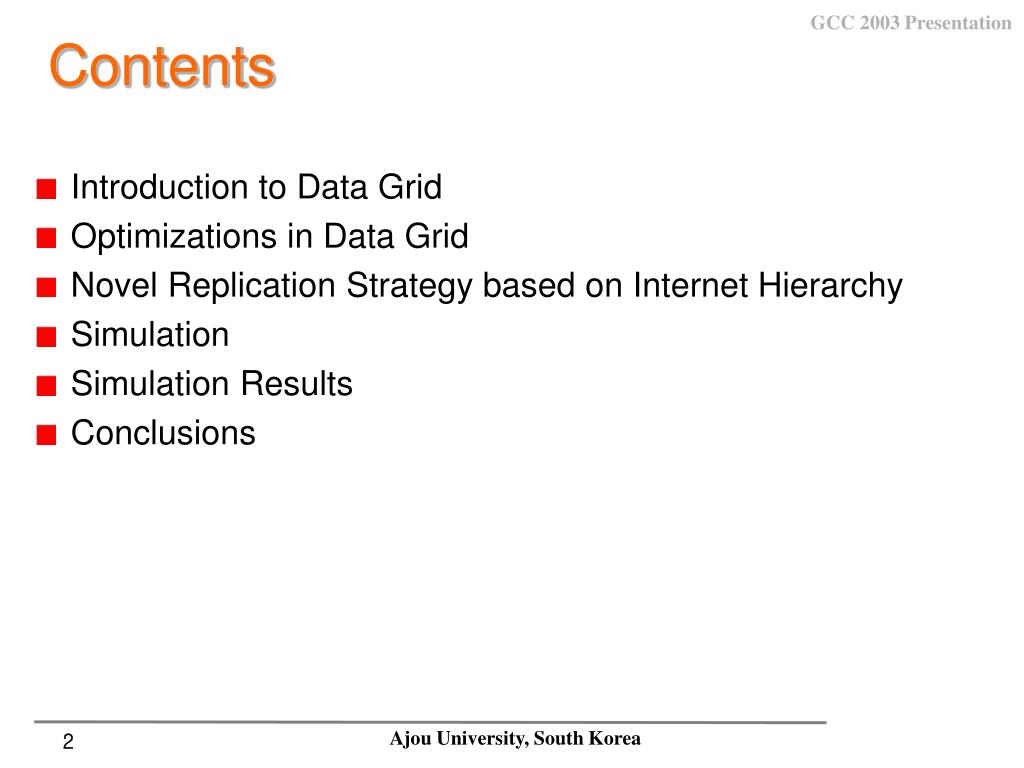 Ppt Dynamic Data Grid Replication Strategy Based On Internet Hierarchy Powerpoint Presentation