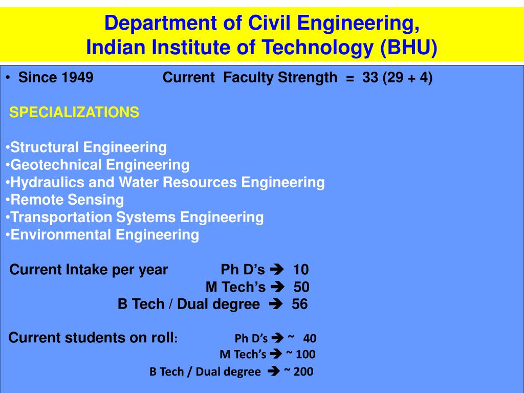 PPT - Department of Civil Engineering, Indian Institute of Technology ...