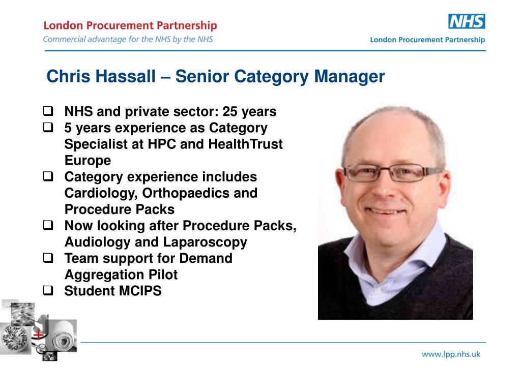 PPT - NHS London Procurement Partnership Medical & Surgical and Supply ...