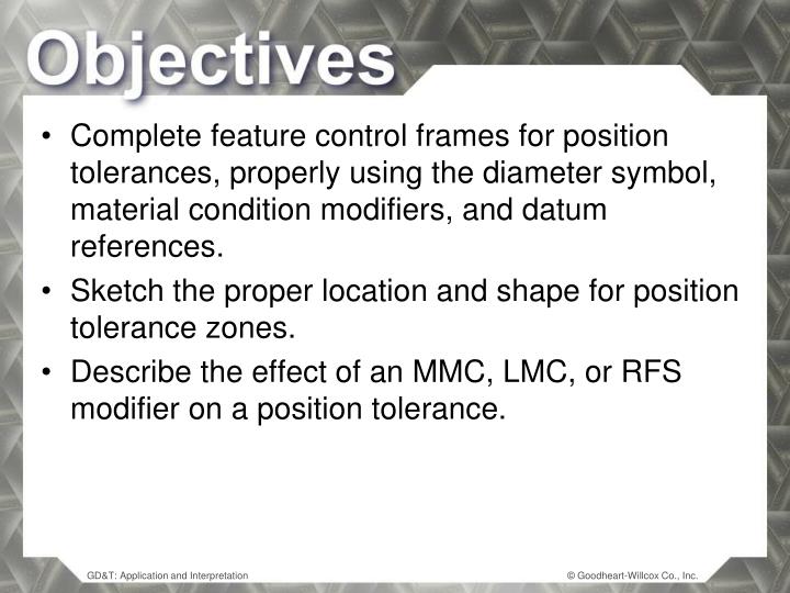 PPT - Position Tolerancing Fundamentals PowerPoint Presentation - ID ...