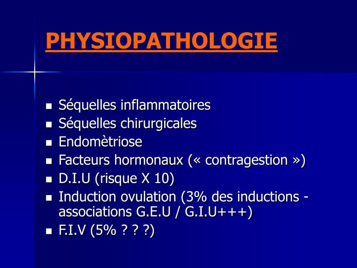 PPT - GROSSESSE EXTRA-UTERINE PowerPoint Presentation - ID:3304330