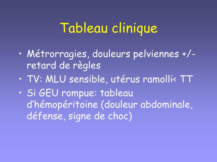 PPT - Grossesse Extra-Utérine PowerPoint Presentation - ID:3304347