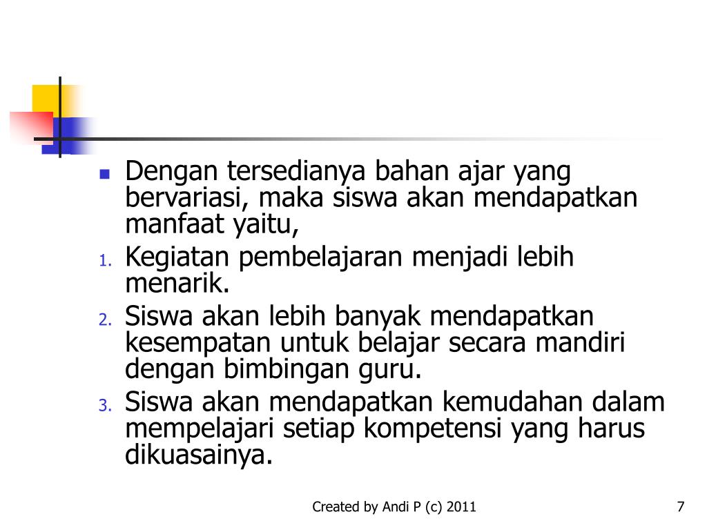 Ppt Tujuan Dan Manfaat Sumber Belajar Powerpoint Presentation Free