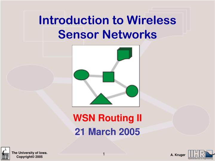 PPT - Introduction to Wireless Sensor Networks PowerPoint Presentation - ID:3304681
