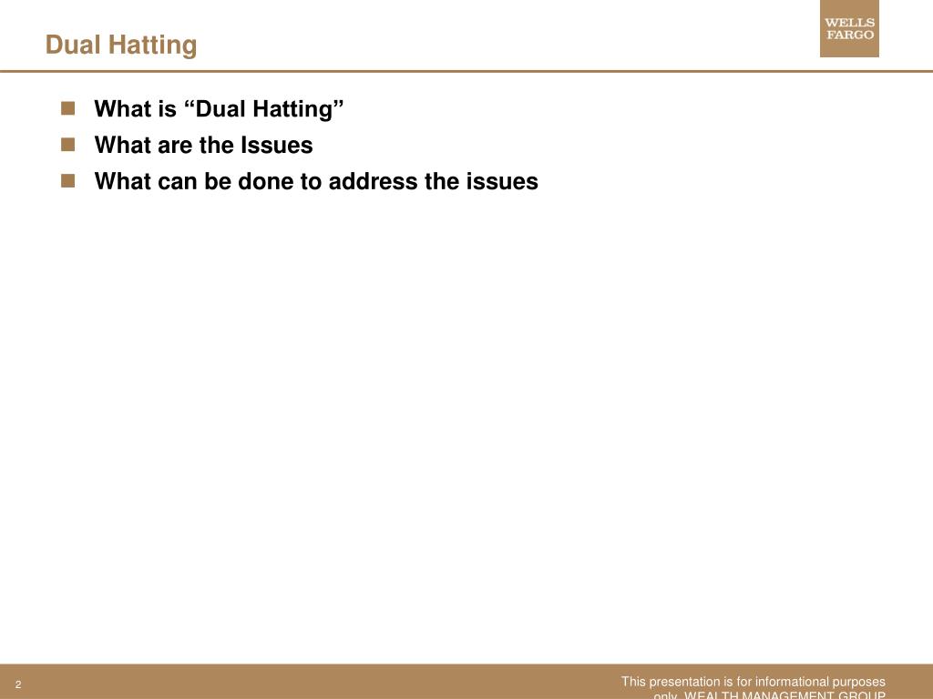 PPT - FIRMA Presentation Dual Hatting Melody Bohlmann IM&T Investment ...