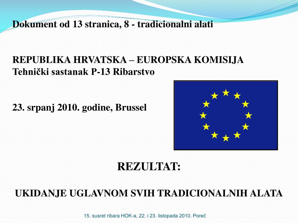 PPT - ZAŠTITA TRADICIONALNIH ALATA Alen Soldo Centar za studije mora ...