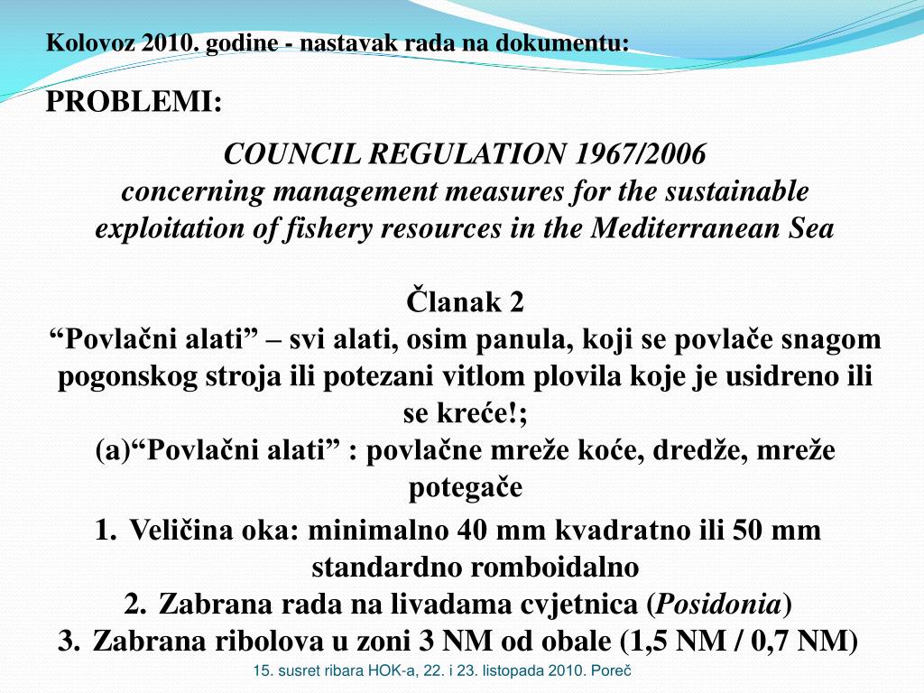 PPT - ZAŠTITA TRADICIONALNIH ALATA Alen Soldo Centar za studije mora ...