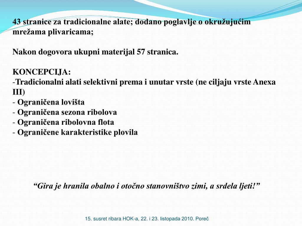 PPT - ZAŠTITA TRADICIONALNIH ALATA Alen Soldo Centar za studije mora ...
