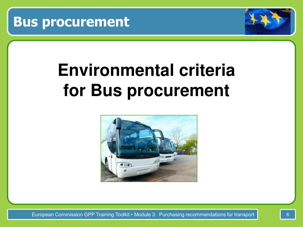 PPT - Criteria for bus procurement and public transport services Ms ...