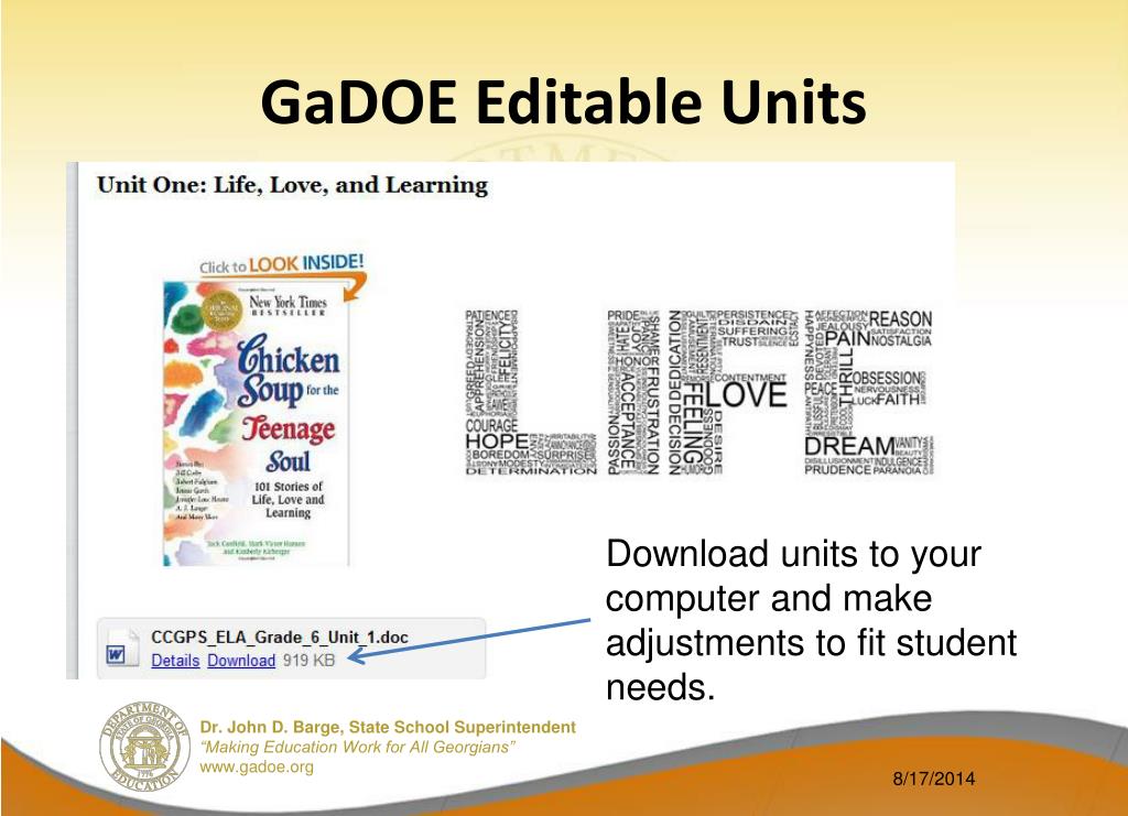 PPT - Georgia Department of Education English Language Arts PowerPoint ...
