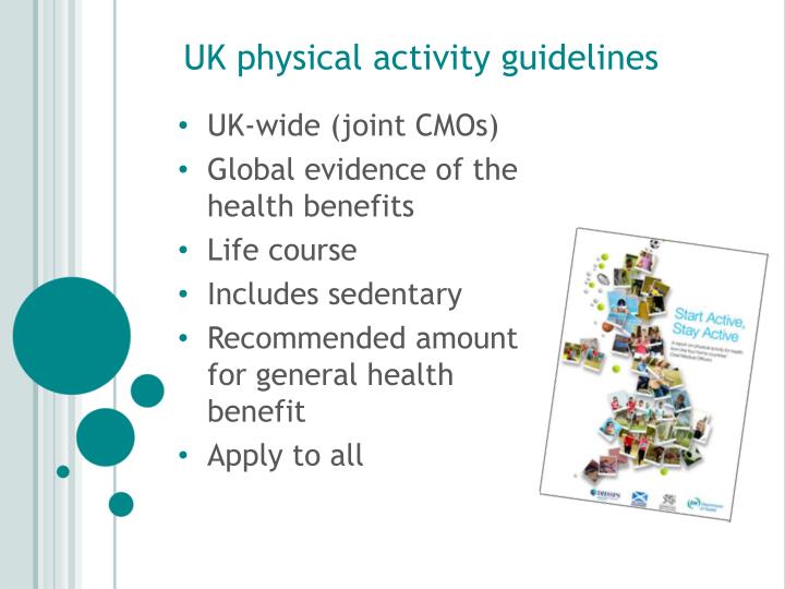 PPT - UK physical activity guidelines PowerPoint Presentation, free ...