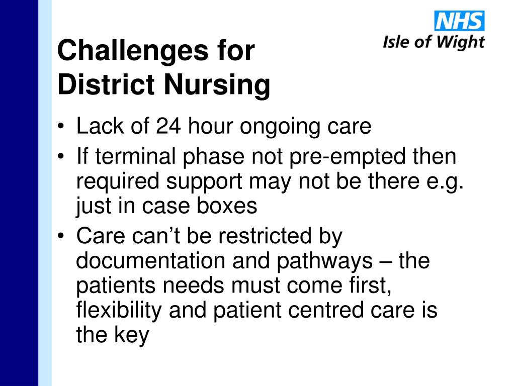 PPT - The Role of the District Nurse in End of Life Care PowerPoint ...