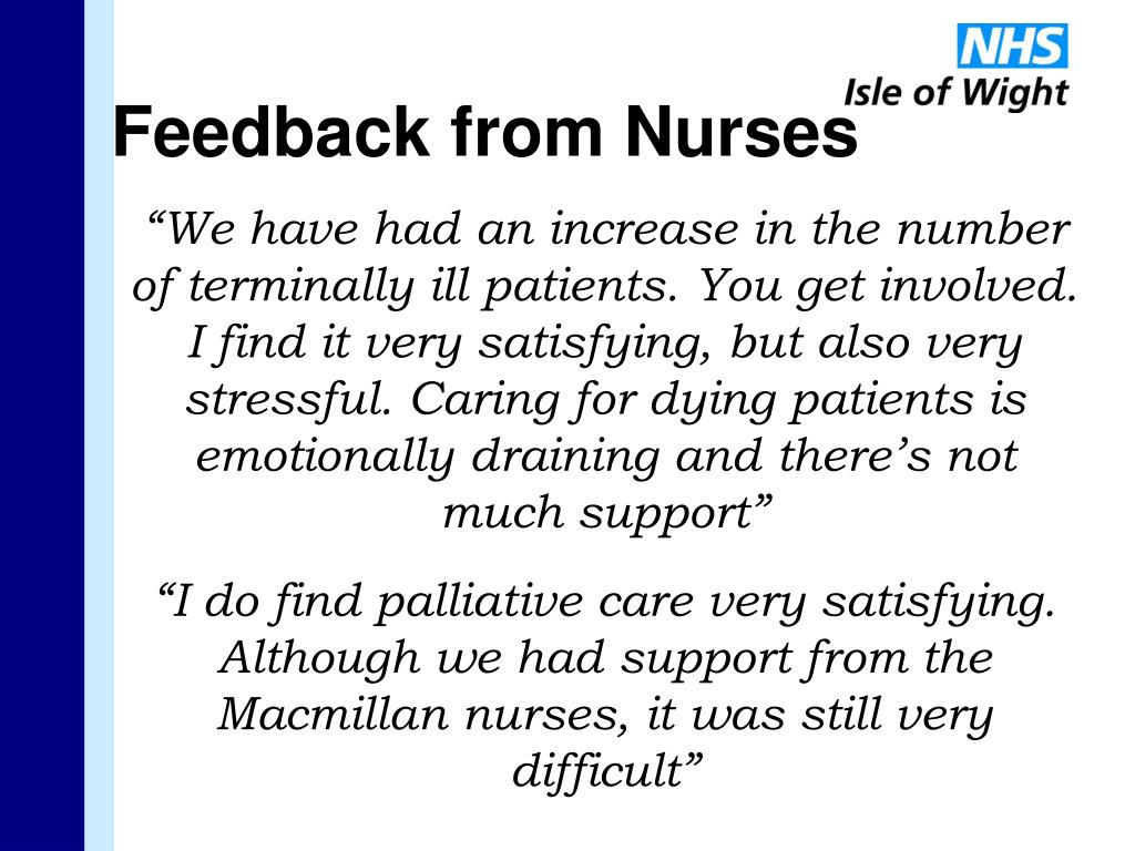 PPT - The Role of the District Nurse in End of Life Care PowerPoint ...