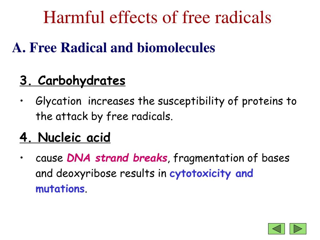 PPT - Free Radicals and Antioxidants PowerPoint Presentation, free ...