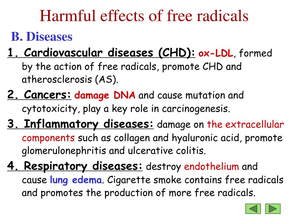 PPT - Free Radicals and Antioxidants PowerPoint Presentation, free ...