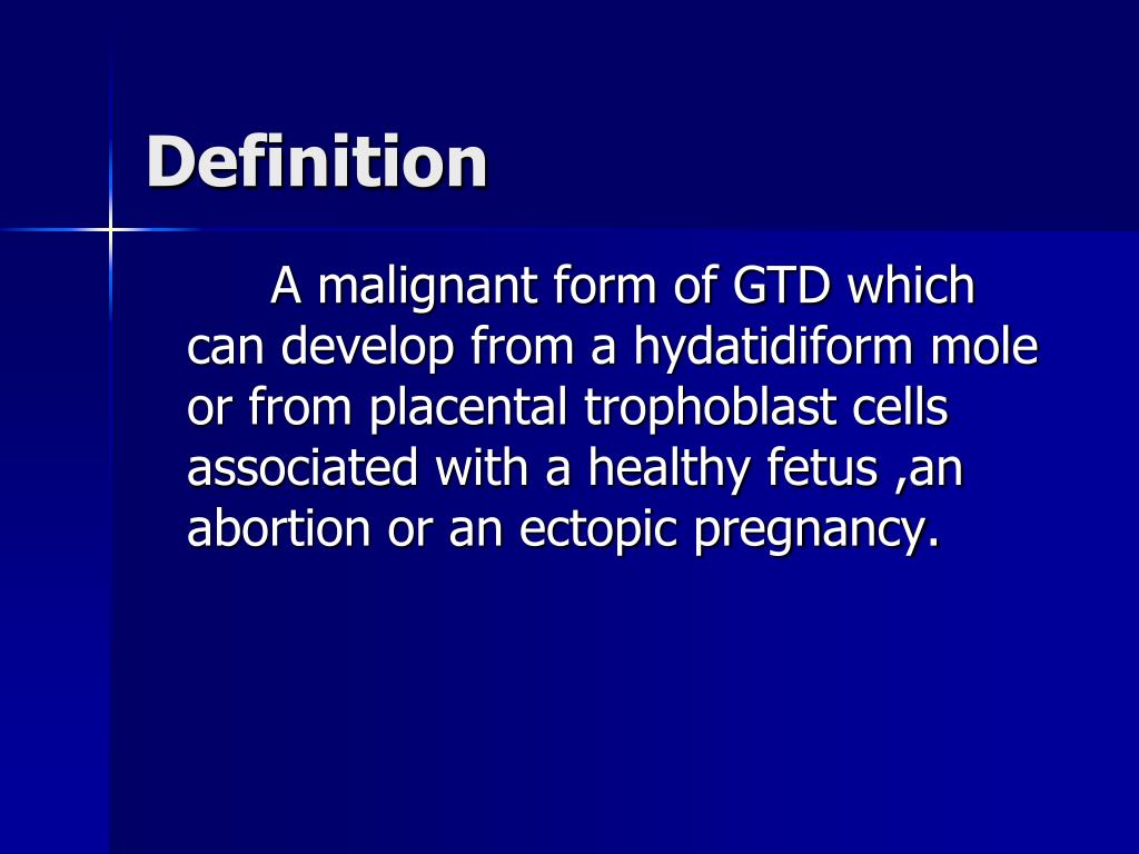 PPT - Gestational Trophoblastic Disease (GTD) PowerPoint Presentation ...