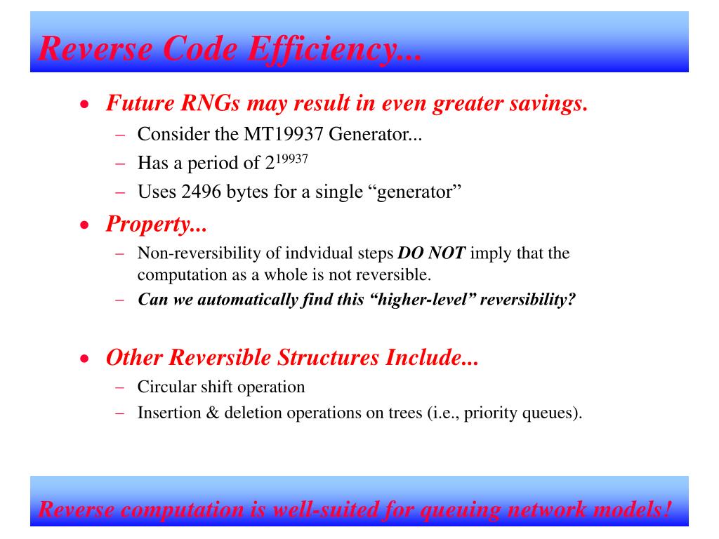 Ppt Efficient Optimistic Parallel Simulations Using Reverse Computation Powerpoint