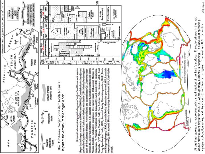 PPT - The Cordilleran Orogen of western North America is part of the ...