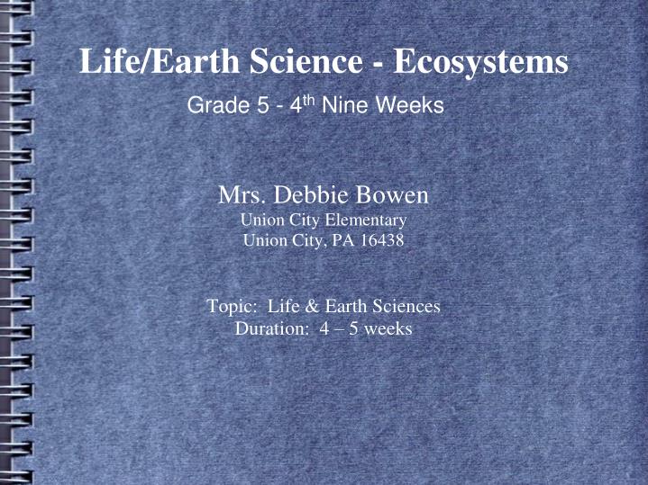 PPT - Life/Earth Science - Ecosystems PowerPoint Presentation, free ...