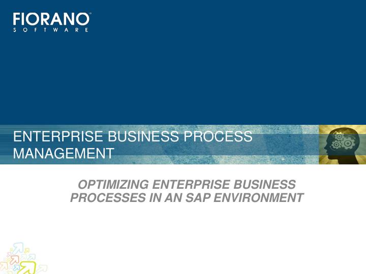 PPT - Enterprise Business Process Management PowerPoint Presentation ...