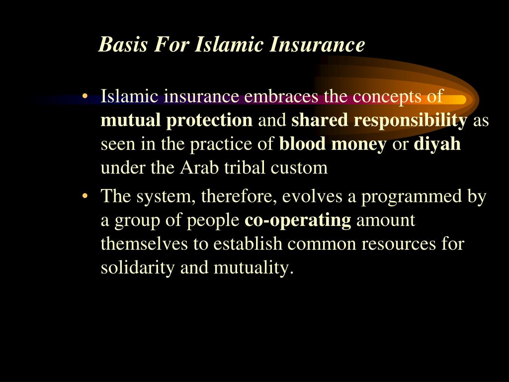 PPT - TAKAFUL THE ISLAMIC INSURANCE PowerPoint Presentation, free ...