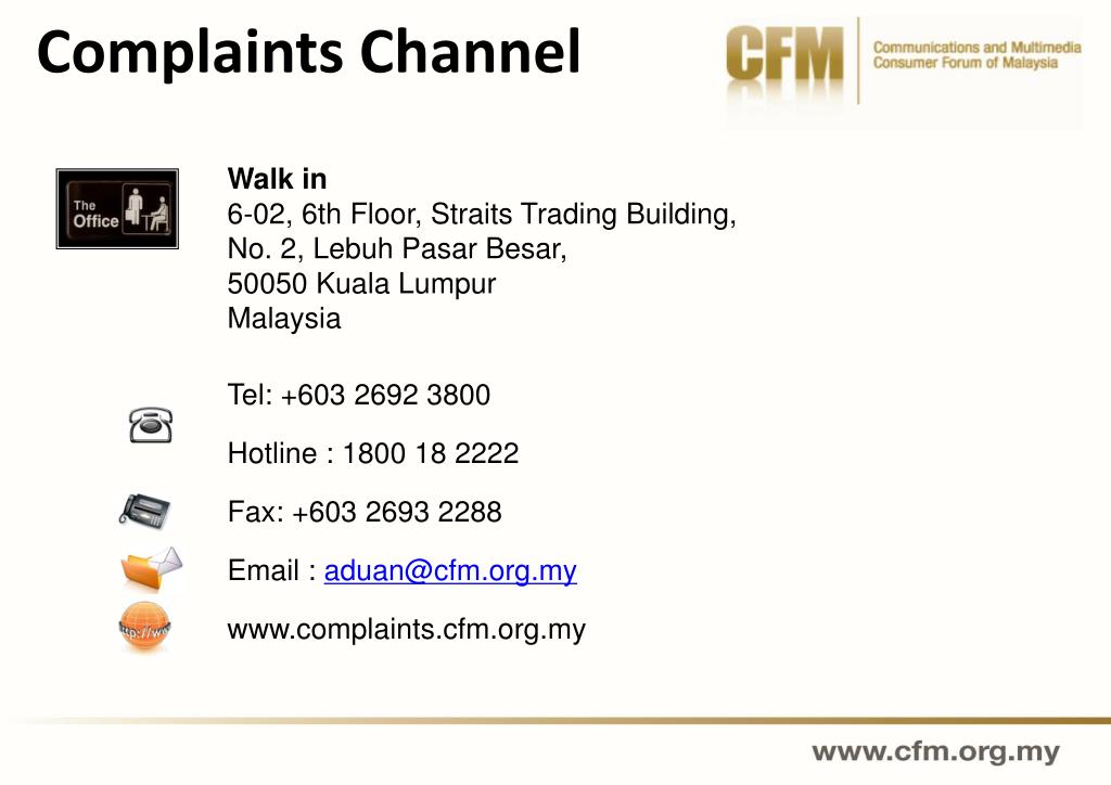 PPT - Communications and Multimedia Consumer Forum of Malaysia FORUM ...