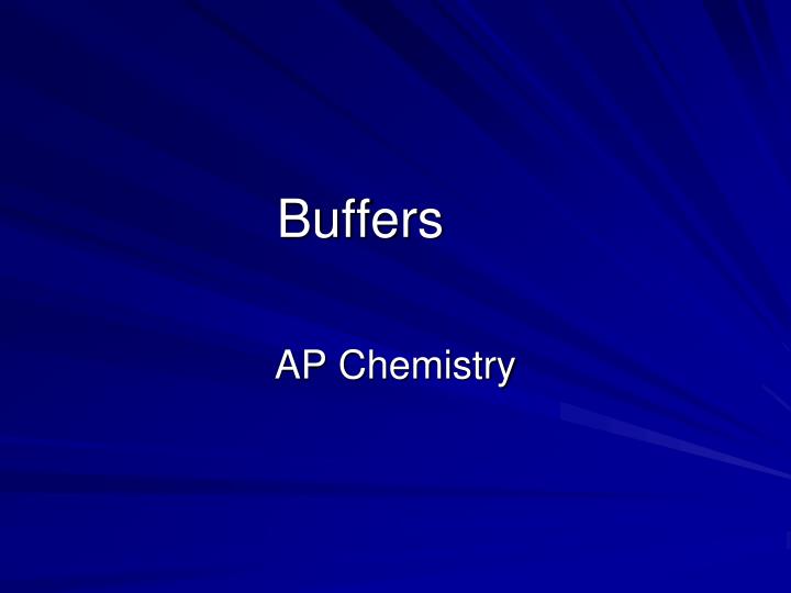 PPT - Buffers PowerPoint Presentation, free download - ID:3308656