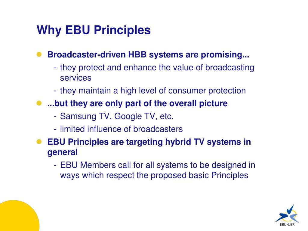 PPT - EBU Principles for Hybrid Television: Ensuring Integrity and ...