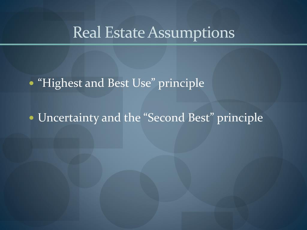 PPT - Real Estate Economics PowerPoint Presentation, free download - ID ...