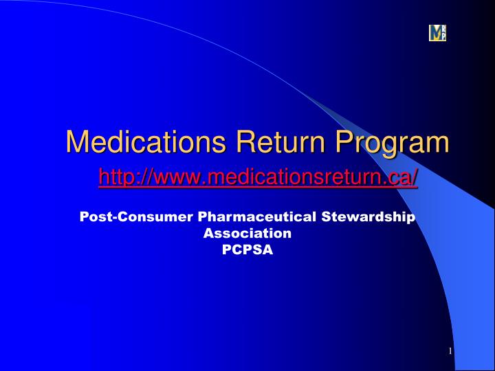PPT - Medications Return Program medicationsreturn/ PowerPoint ...