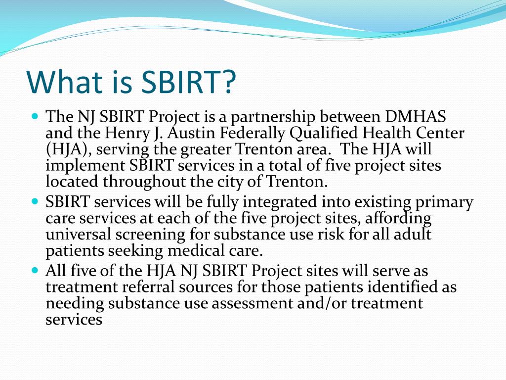 PPT - SBIRT Specialty Treatment Provider Network PowerPoint ...