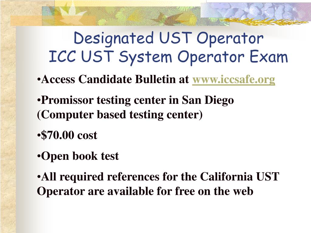 PPT - County of San Diego DEPARTMENT OF ENVIRONMENTAL HEALTH UST and ...