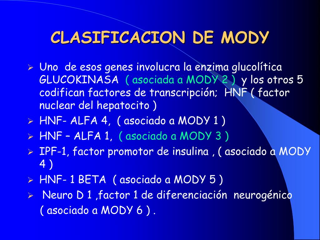 PPT - MECANISMOS MOLECULARES Y PATOFISIOLOGIA CLINICA DE MODY ...