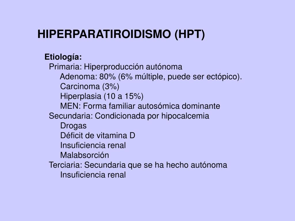 Hiperparatiroidismo