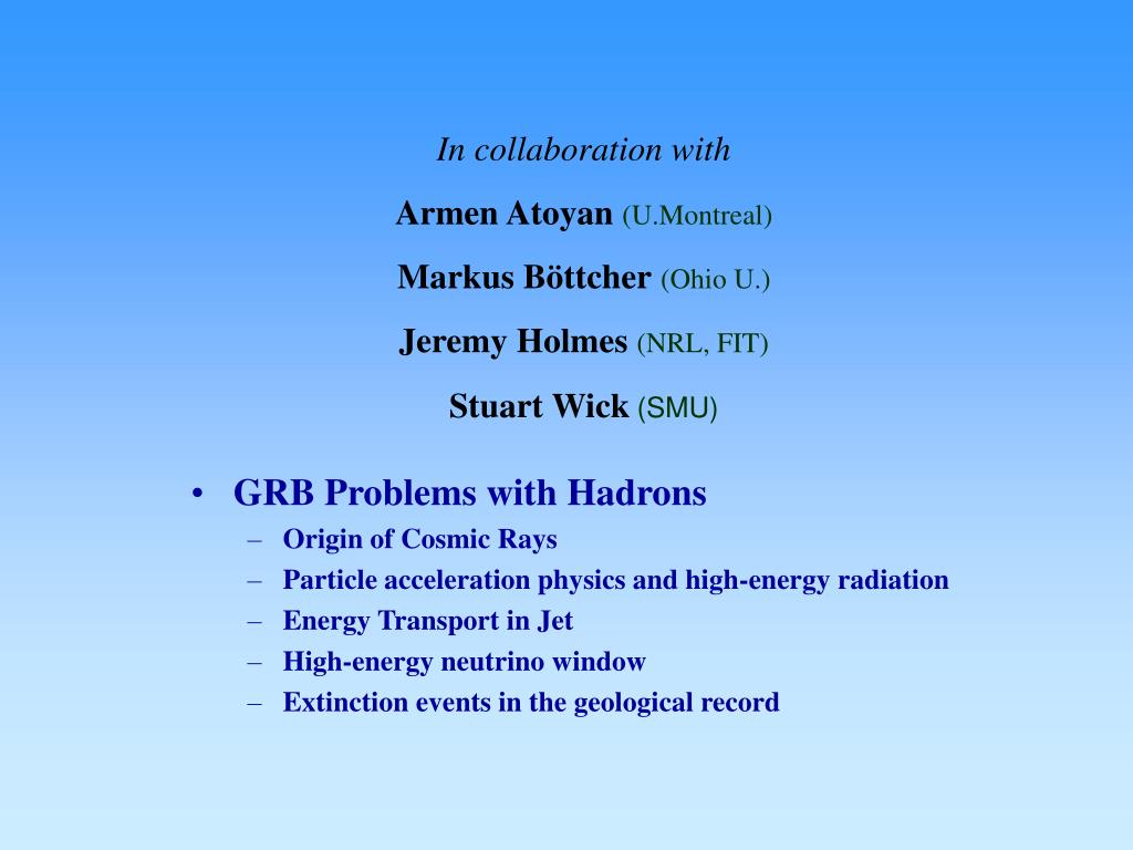 PPT - Chuck Dermer (US Naval Research Lab) dermer@gamma.nrl.navy.mil ...