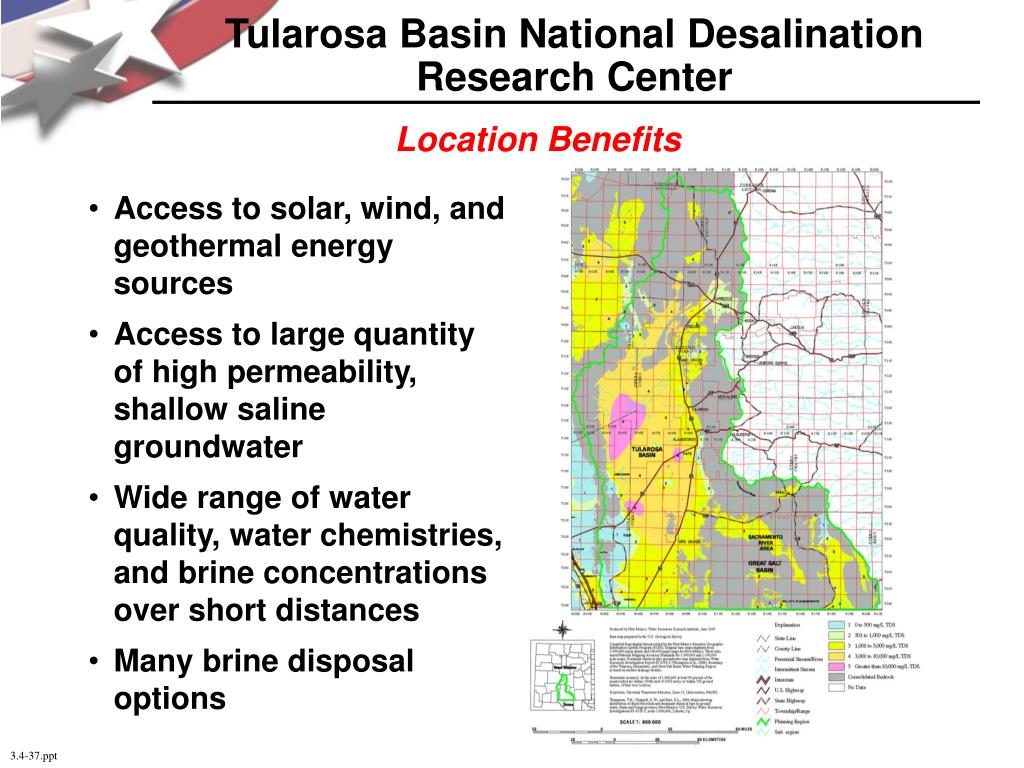 PPT - Tularosa Basin National Desalination Research Center Feasibility ...